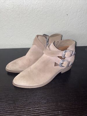Frye Womens Ray Western Beige/Multi Booties Size 6M (1697092) | eBay