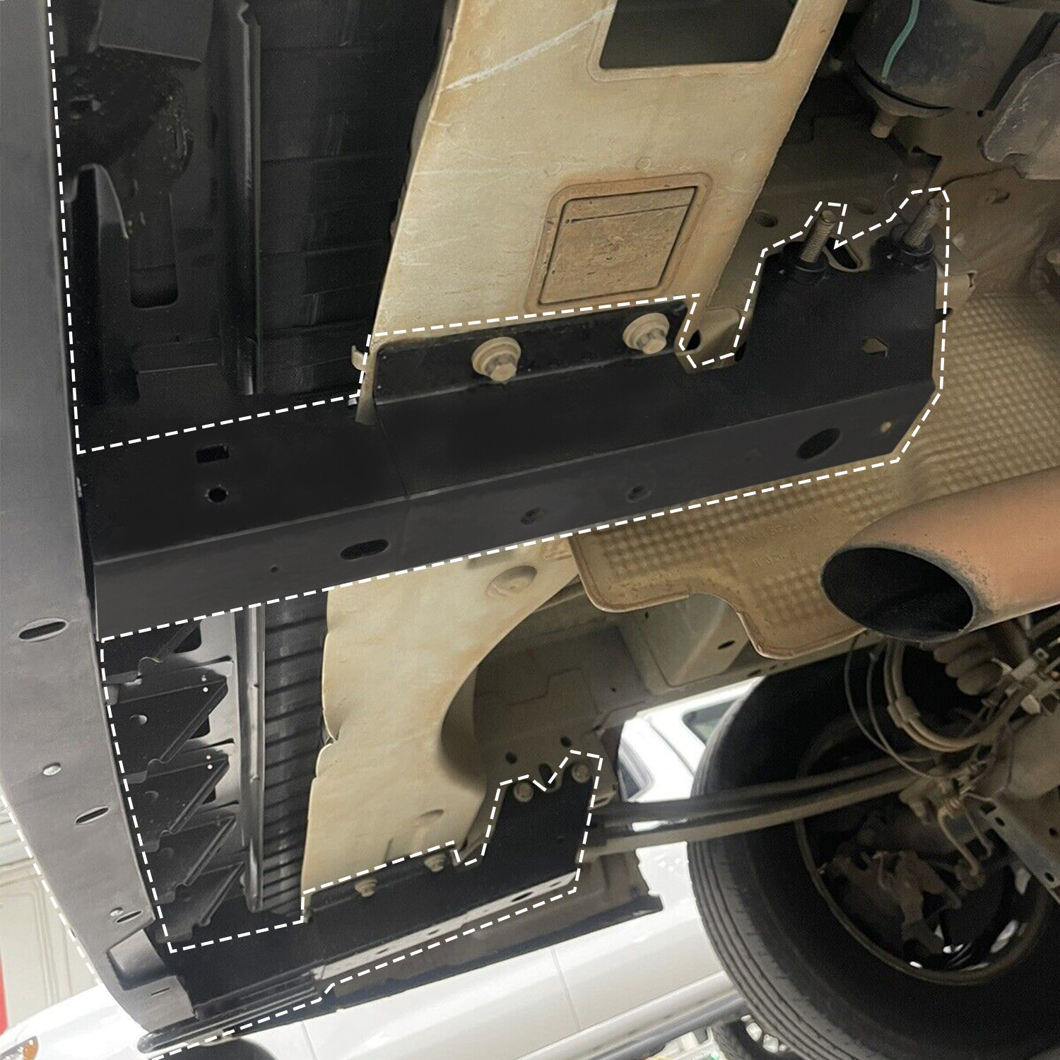 For 2015-22 Ford Transit 150 250 350 Rear Bumper Reinforcement Bar ...