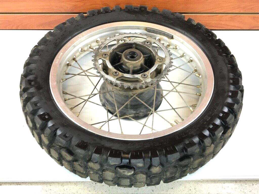85 Honda XL600 XL 600 OEM 17" Rear Wheel Rim Hub Spokes Tire Sprocket 1 ...