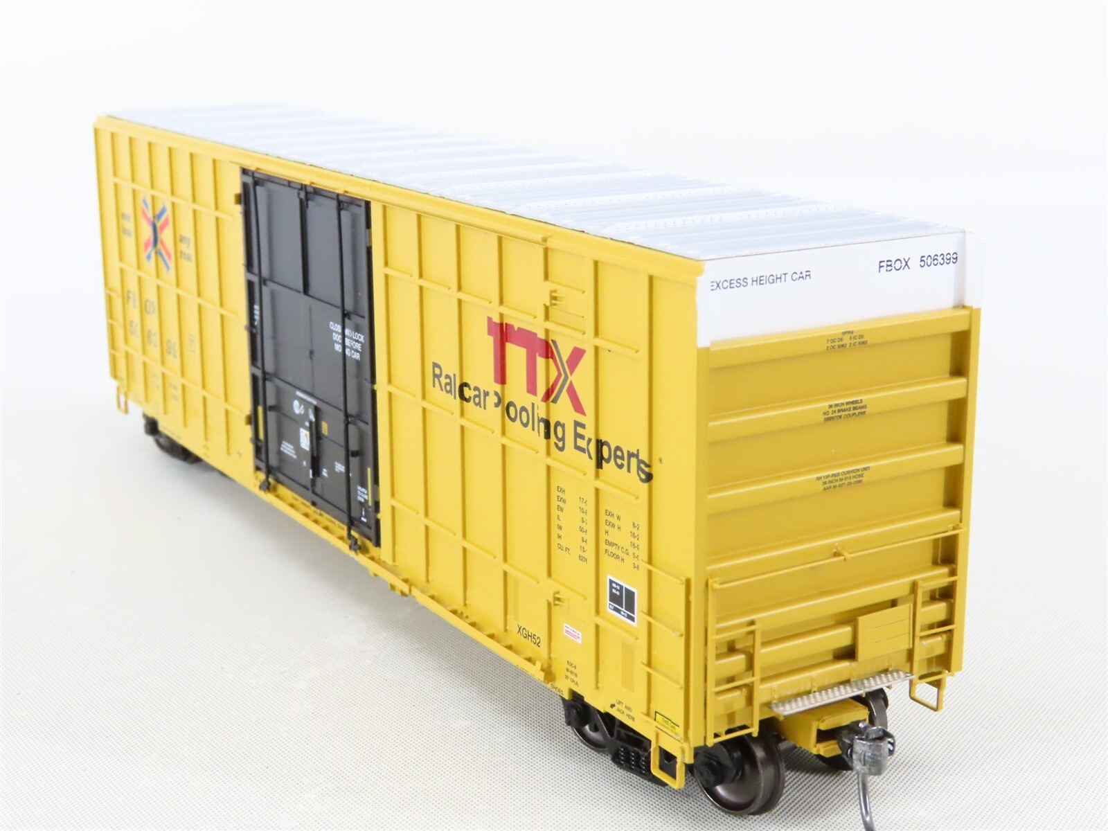HO Scale ExactRail EE-1411-12 FBOX TTX Railcar Trinity 6275 Boxcar ...