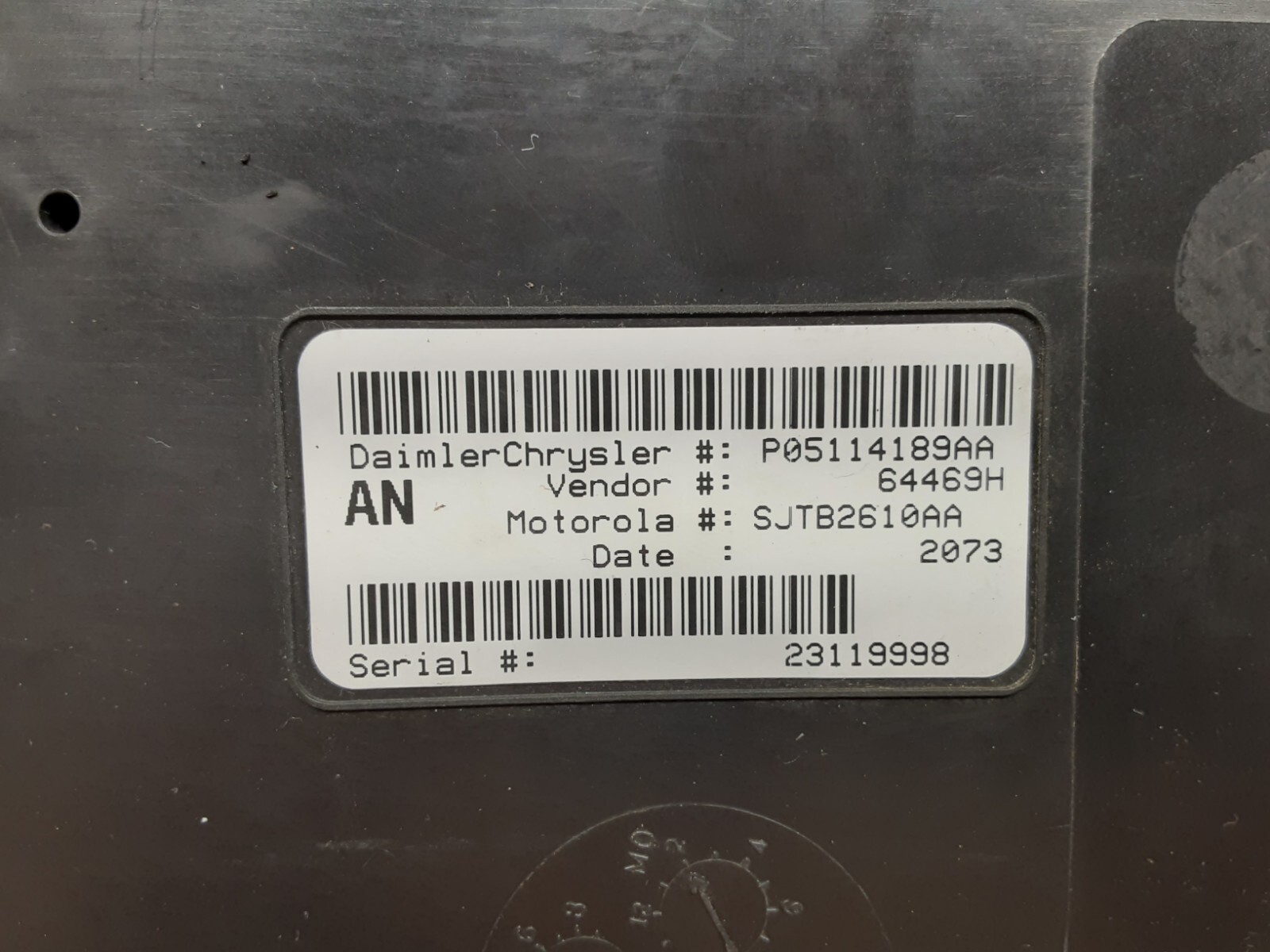 2001 Dodge Dakota CTM Central Timer Module 05114189aa BCM Body Control ...