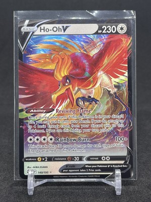 Pokémon TCG Ho-Oh V Silver Tempest - 140/195 Holo Ultra Rare | eBay