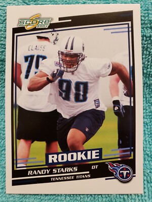 2004 SCORE RANDY STARKS ROOKIE #432 TENNESSEE TITANS RC | eBay