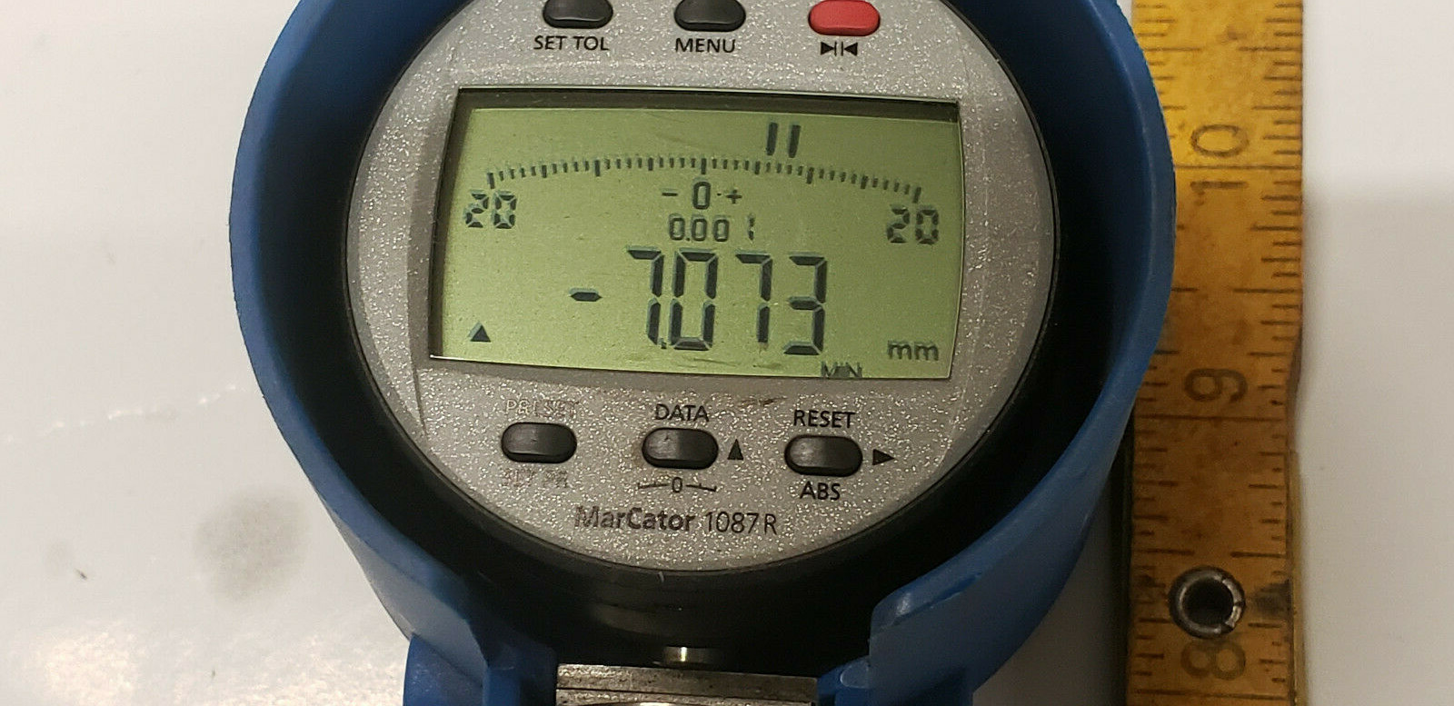 Mahr MarCator 1087Ri 0.5" x .000Digital Indicator Marposs M1 Star Bore ...