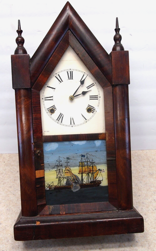 Antique Chauncey Jerome Early Steeple Clock | eBay