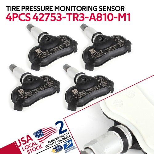 4PCs TPMS SENSORS Tire Pressure Sensor 315MHz For OEM HONDA CIVIC FIT ...