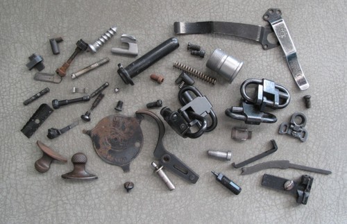 Gun Parts w/45 Sights, Pins, Screws, Loops & Clips. | eBay