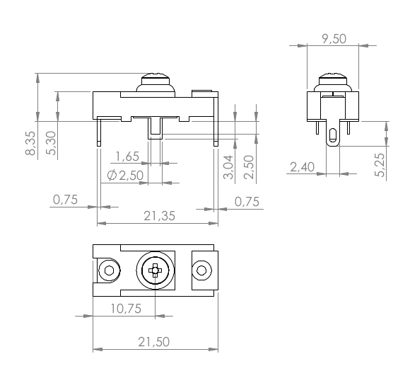 10pcs Ceramic Compression Trimmer Capacitor 60-470pF Mica Variable RF ...
