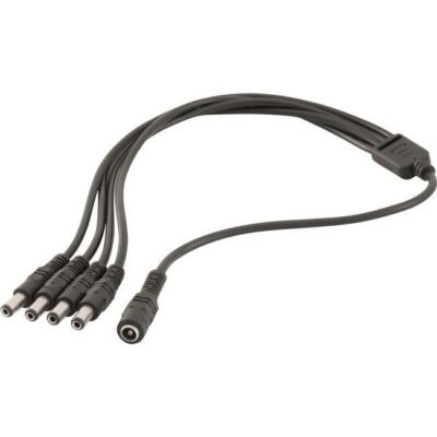 Doss 2.1mm Socket TO 4X2.1mm Plugs Dc Distribution Lead Nickel plated ...