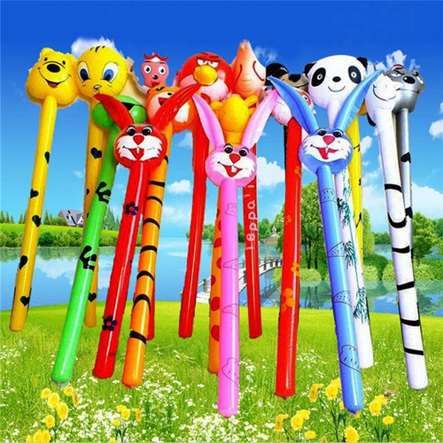Cartoon Inflatabel Animal Long Inflatable Hammer Stick Children Outdoor ...