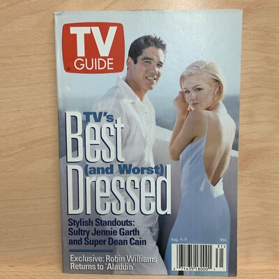TV Guide 1996 Issue #2262 August 3-9 Jennie Garth/ Dean Cain /Best Worst Dressed | eBay