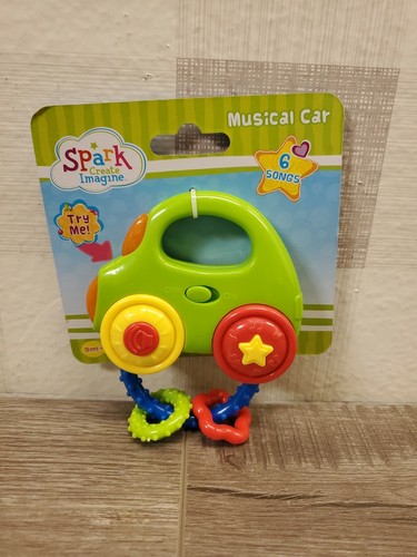 Spark Create Imagine Musical Car Rattle Toy Plays 6 songs Car sounds 9M ...