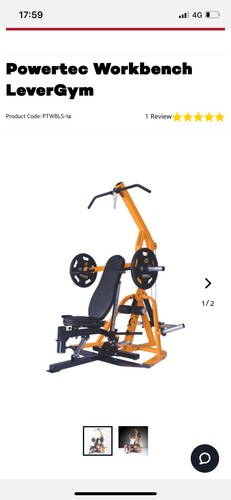 Powertec Leverage Gym Weights Machine Multi Gym (original Model) READ ...