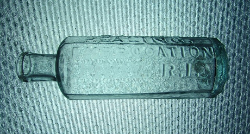 Dyer's Healing Embrocation Prov. R.I. 1850's Medicine Bottle | eBay