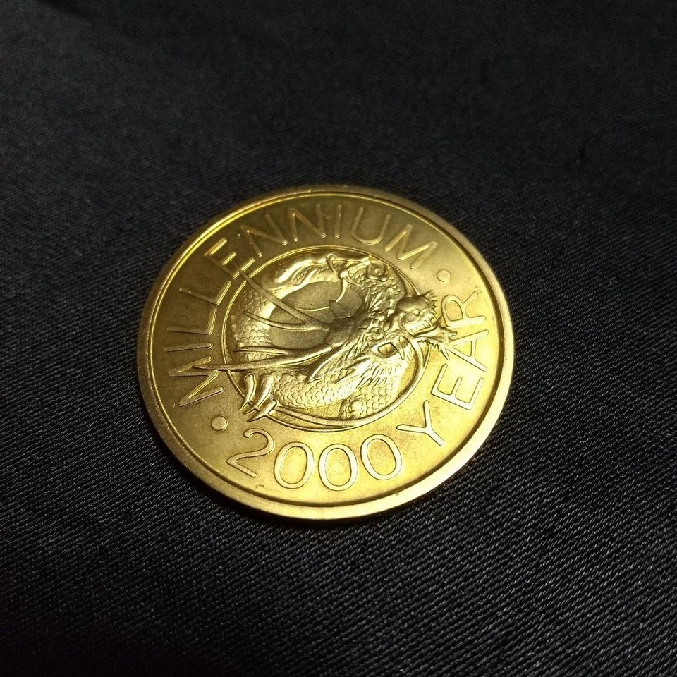 Millennium 2000 21St Century Commemorative Medals 2P Souvenir Japan ...