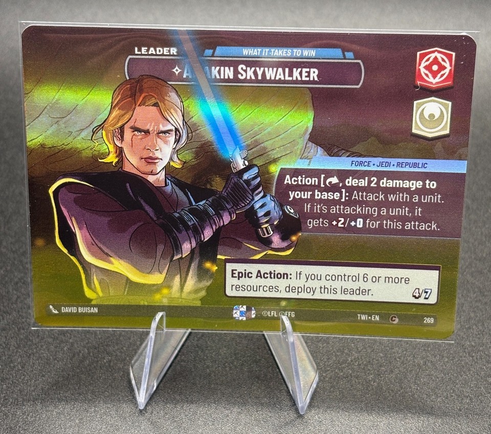 Star Wars Unlimited ANAKIN SKYWALKER SHOWCASE "What It Takes To Win ...