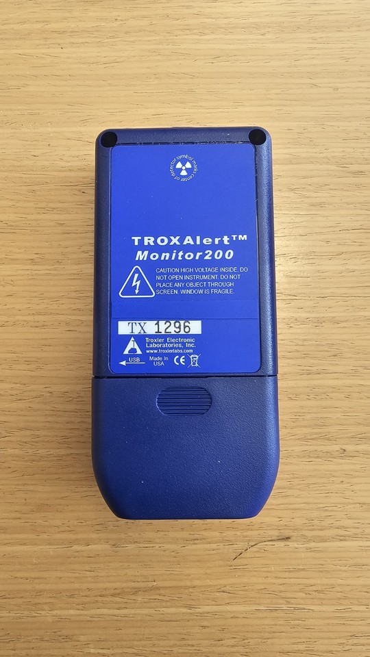 Troxler Handheld Portable Radiation Survey Meter Monitor 200 With Case ...