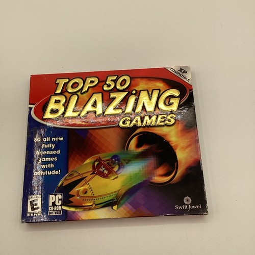 Top 50 Blazing Games PC CD ROM Game 2003 Windows 98 XP COSMI Computer ...