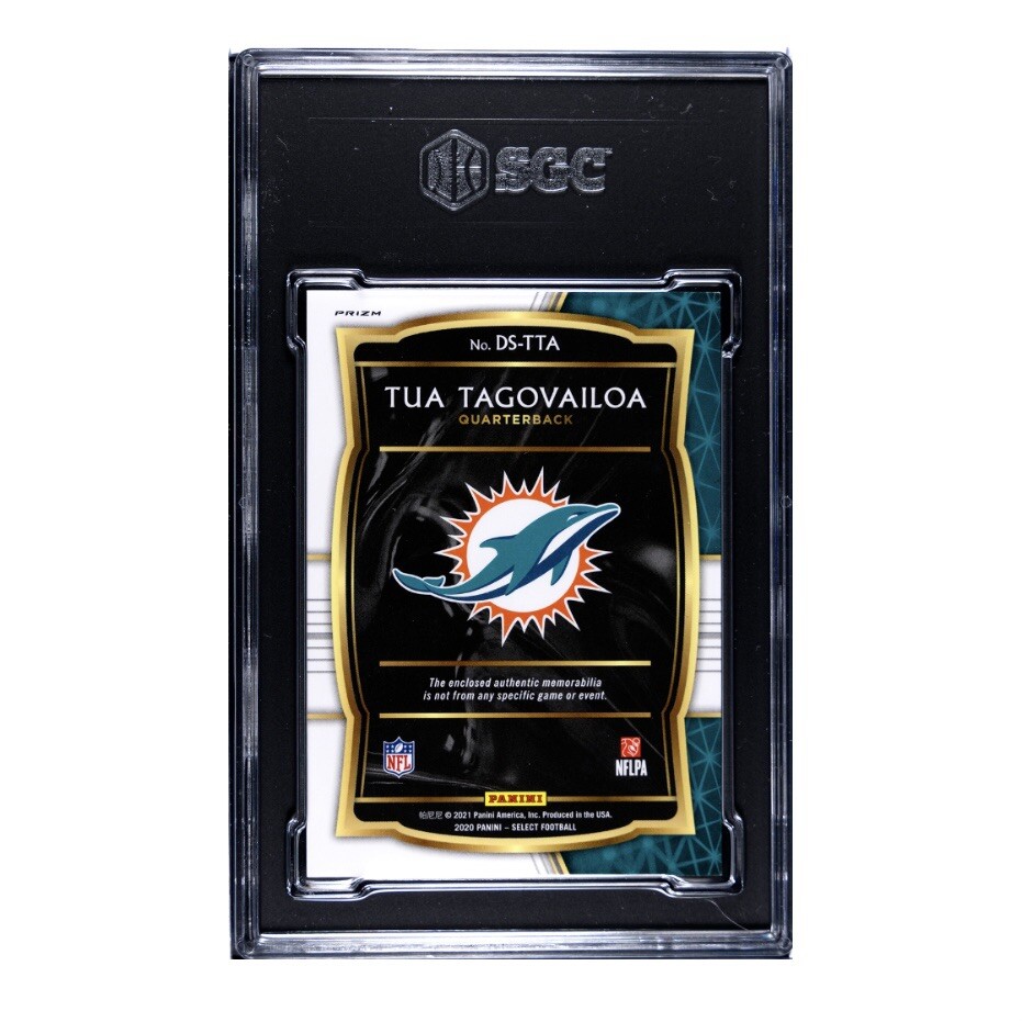 2020 Panini Select Tua Tagovailoa Draft Selections Material RC Red ...