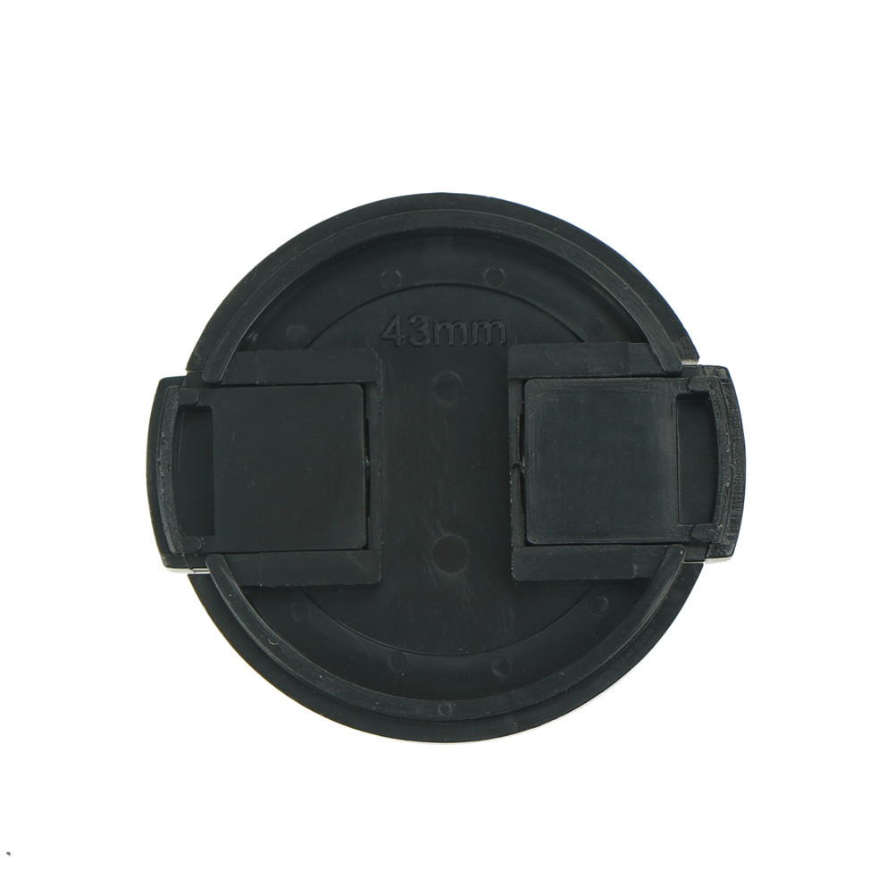 2pcs 43mm Plastic Snap On Front Lens Cap Cover For SLR DSLR Camera DV ...