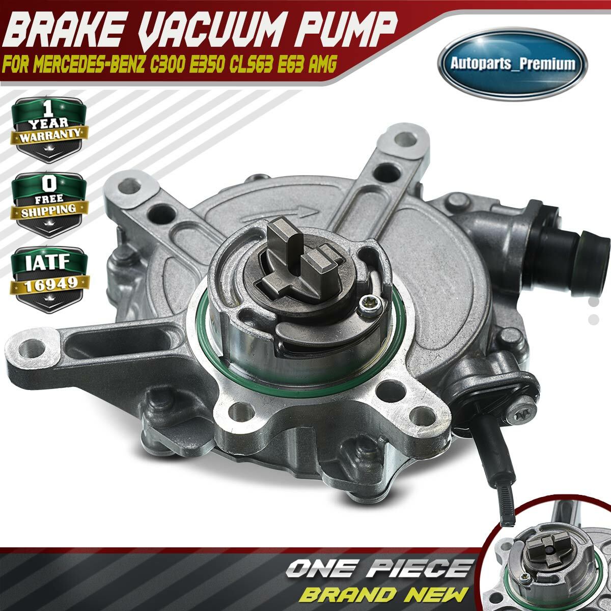 Brake Booster Pump For C300 E350 A-Premium Brake Vacuum Pump For ...