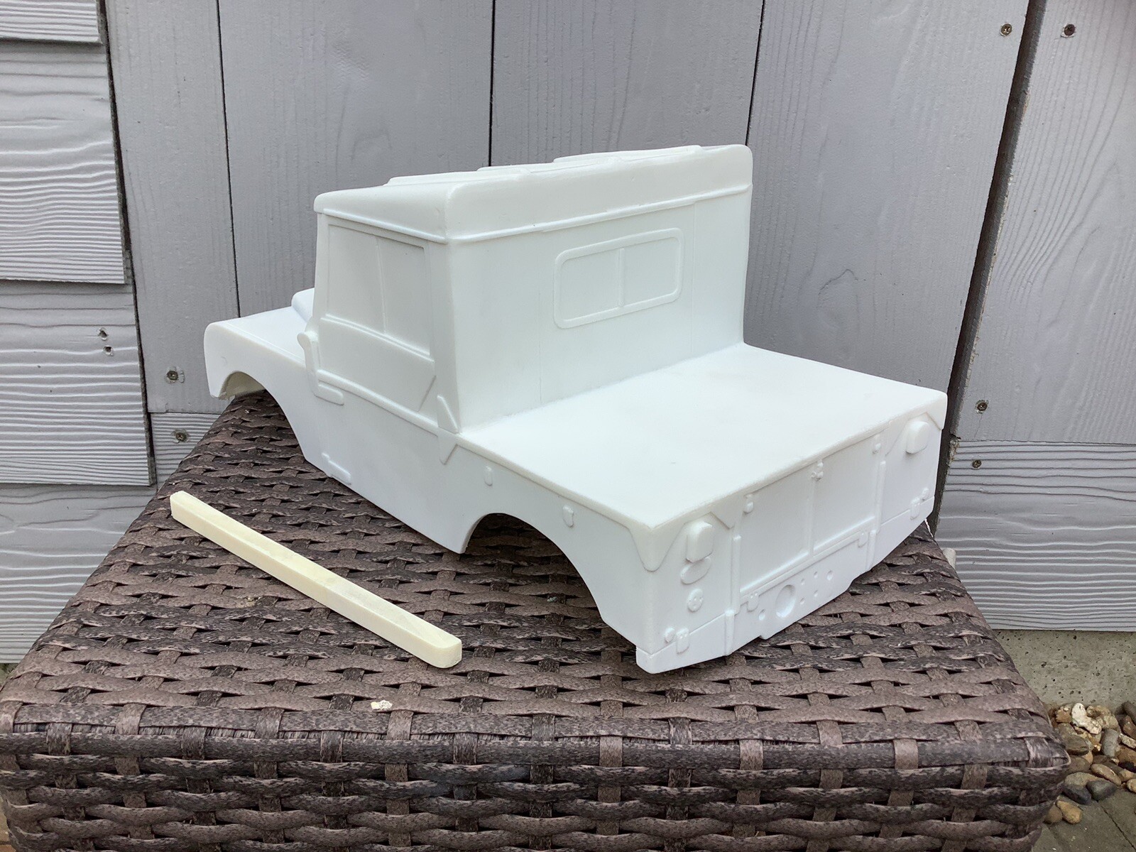 Rc Rock Crawler Body Shell 1/10 Land Rover Style, Truck cab Suit Tamiya ...