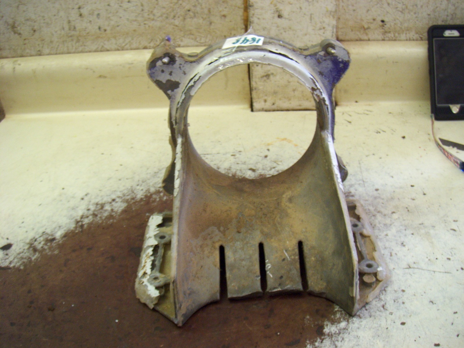 96 KAWASAKI ST750 JET SKI PUMP INTAKE TRANSOM SHOE HOUSING BRACKET ...