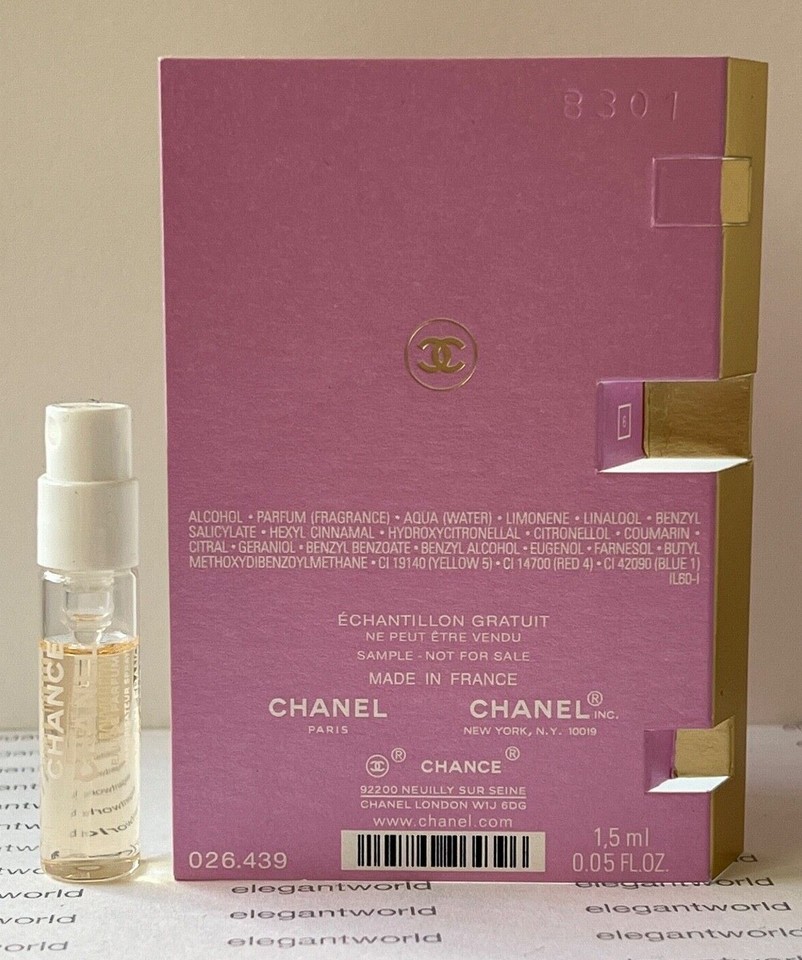 CHANEL Perfume Sample Spray 1.5 ml / 0.05 oz. CHOOSE YOUR FRAGRANCE ...