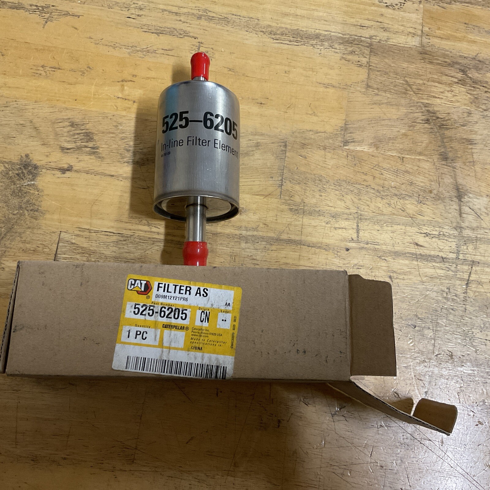 OEM CAT 525-6205 In-line Fuel Filter 5256205 Caterpillar for sale ...