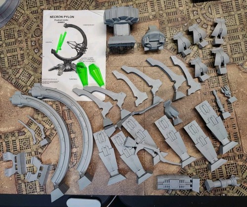 Warhammer 40k Necrons Gauss Pylon Forge World Authentic Resin Complete ...