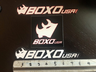 BOXO USA QUALITY TOOLS 3PC LOGO DECALS STICKER SET | eBay