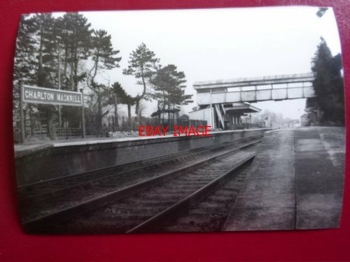 PHOTO CHARLTON MACKRELL RAILWAY STATION 1962 KEINTON MANDEVILLE ...