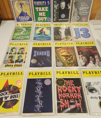 Official BROADWAY PLAYBILL Opening Night 1st with Sticker PICK FROM ...