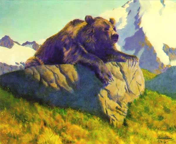 Fred Machetanz Alaska Art Bonhams : Fred Machetanz (1908 2002) Night