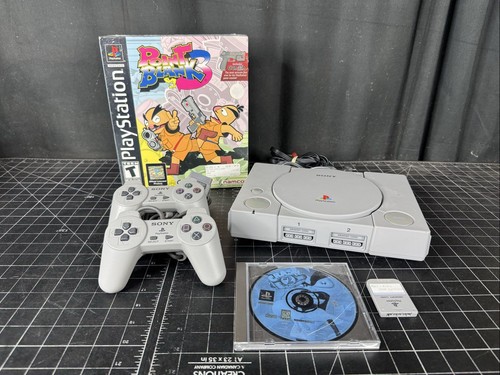 Sony PlayStation PS1 (SCPH-5501) Game Console Bundle w/ 2 Games ...