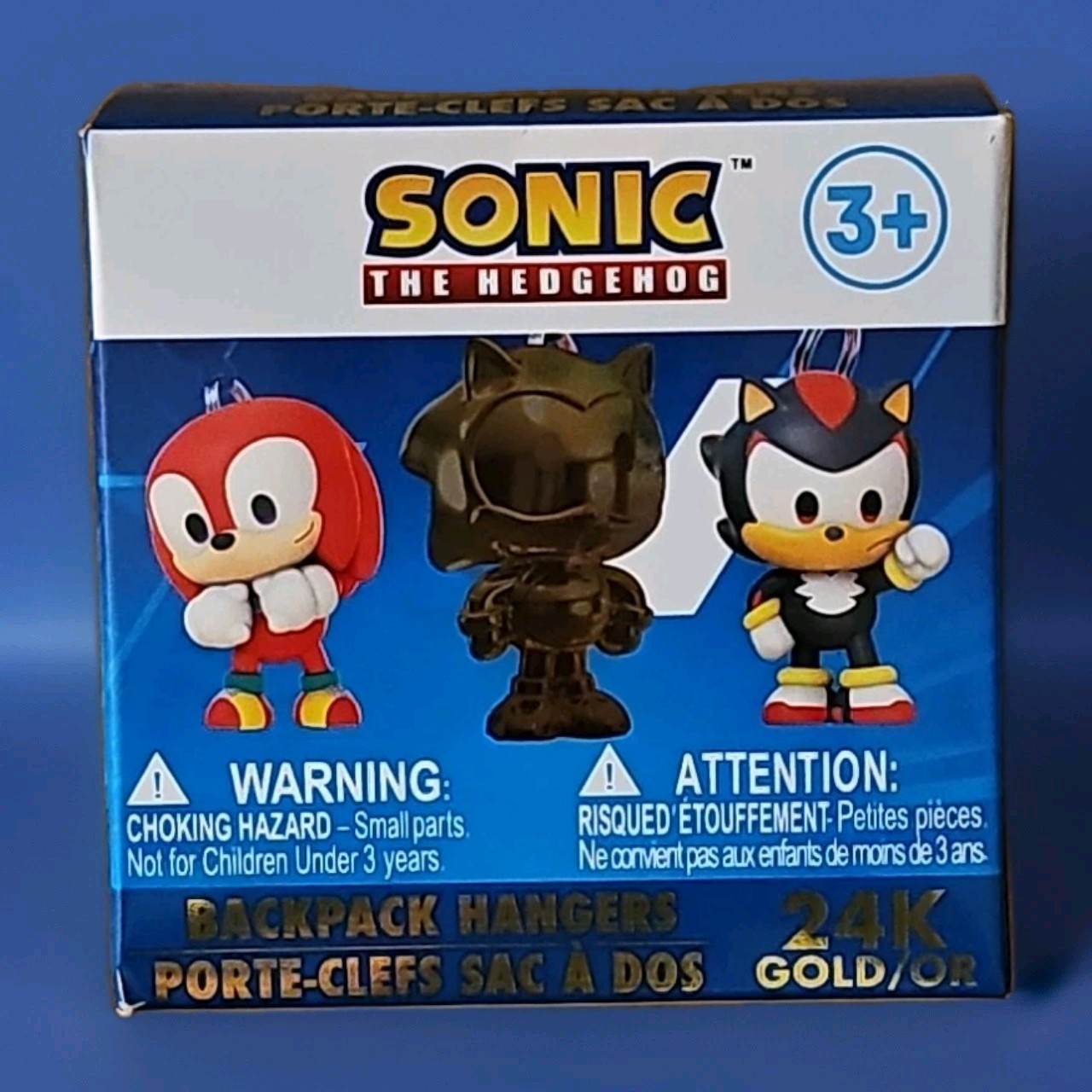Sonic The Hedgehog Backpack Hanger Blind Box 1:54 Chance Of 24k Gold ...
