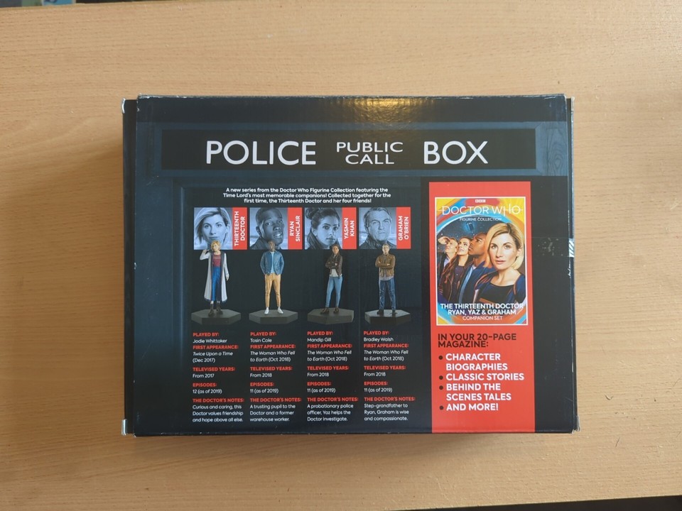Doctor Who Companion Set Thirteenth Doctor, Ryan, Yaz & Graham | eBay UK