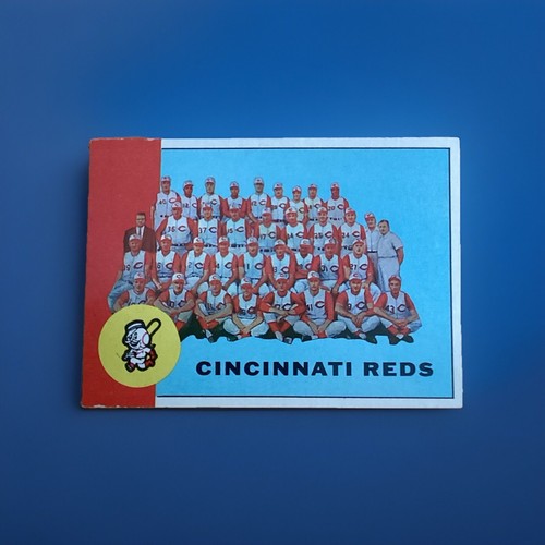 Cincinnati Reds 1963 Topps #63 Team Card Pete Rose Rookie Excellent No ...