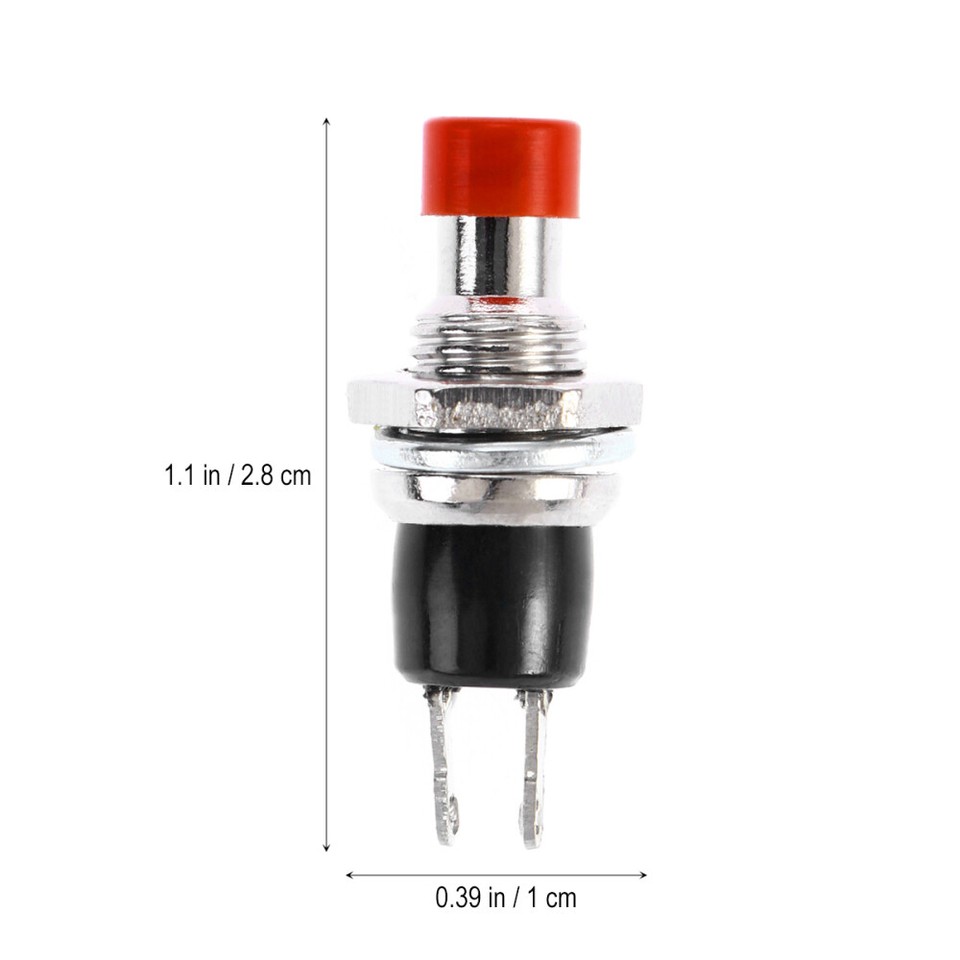 12 Pcs Switches Electronics Push Button Switch Push Bottom Switch ...