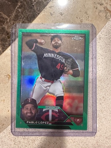 2023 Topps Chrome Update PABLO LOPEZ LOT OF 2! Both #'d Cards! Ace of ...