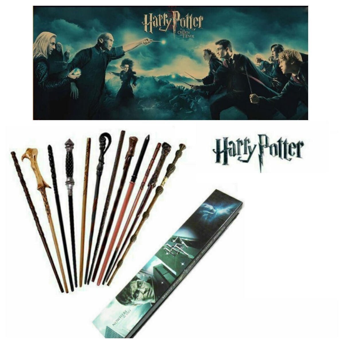 Harry Potter Metal Core Magic Wand Cosplay Hermione Granger Voldemort ...