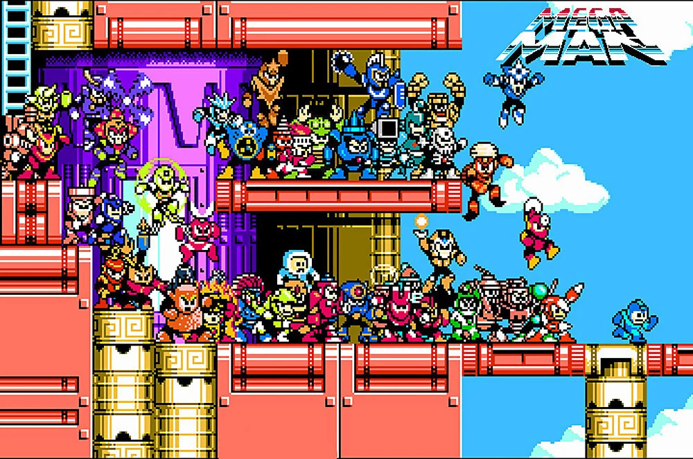 Megaman Nes Sprites