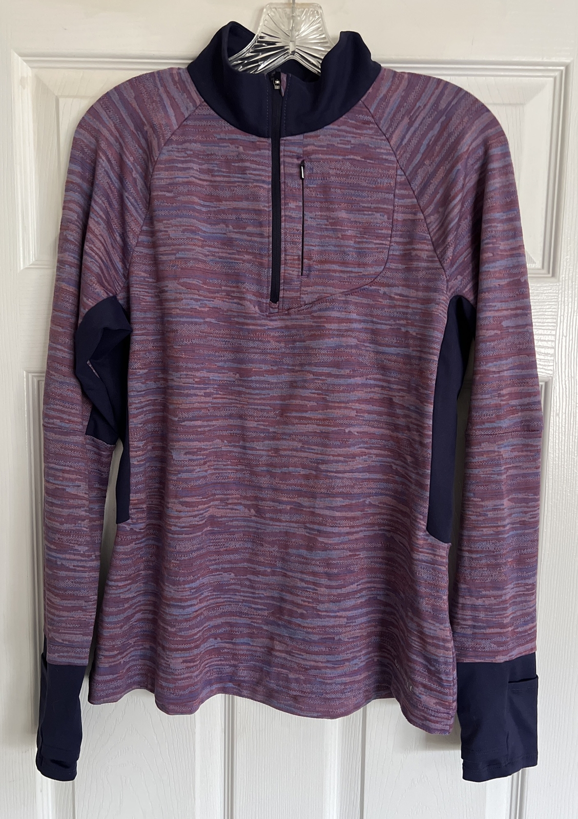 Merrell Sweater Women’s large Purple Select Wick 1/4 Zip Pullover ...