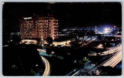 c1960s El Caracas Hilton Night View Hotel Vintage Postcard | eBay
