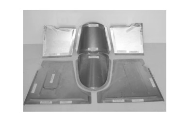 DIRECT SHEETMETAL FD192 1940-47 FORD PICKUP FRONT FLOOR FOR 2" RECESSED ...
