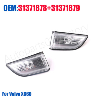 Left+Right Side Mirror Turn Signal Lamp Light 31217288/31217289 for ...