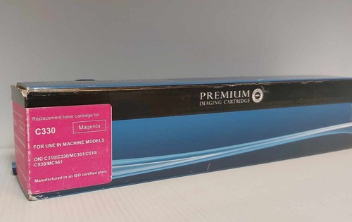 Premium Imaging Toner Cartridge C330 Magenta for OKI C310/C330/MC361 ...