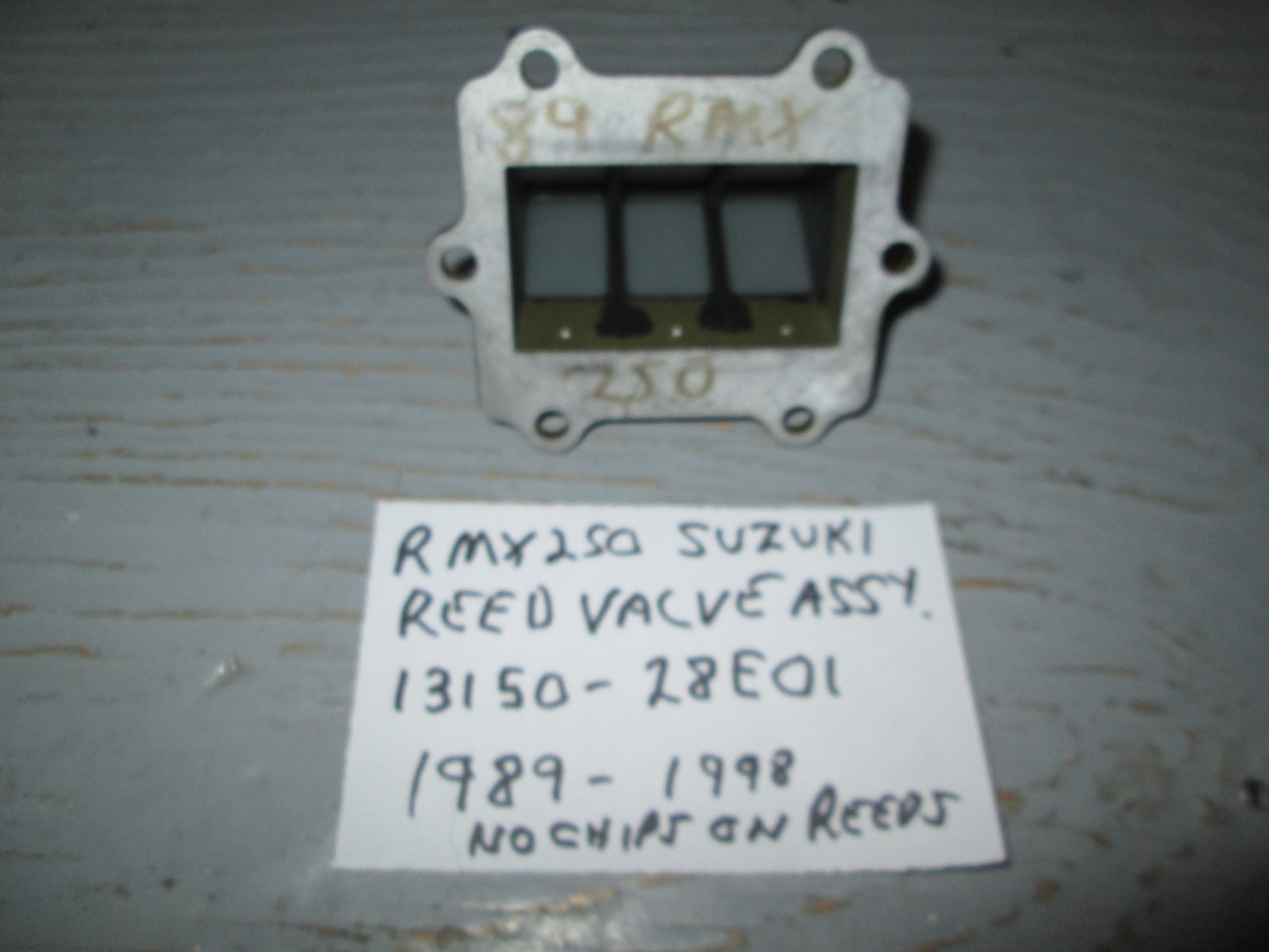 Suzuki RMX250 reed valve assembly, 13150-28E01 ( 1989-98 ) | eBay