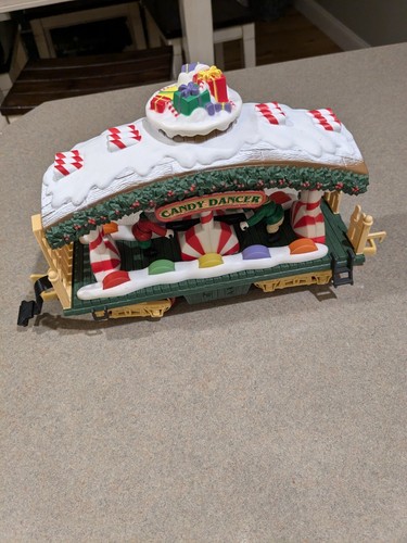 New Bright Holiday Express G Scale Animated Candy Dancer Elf Train Car ...