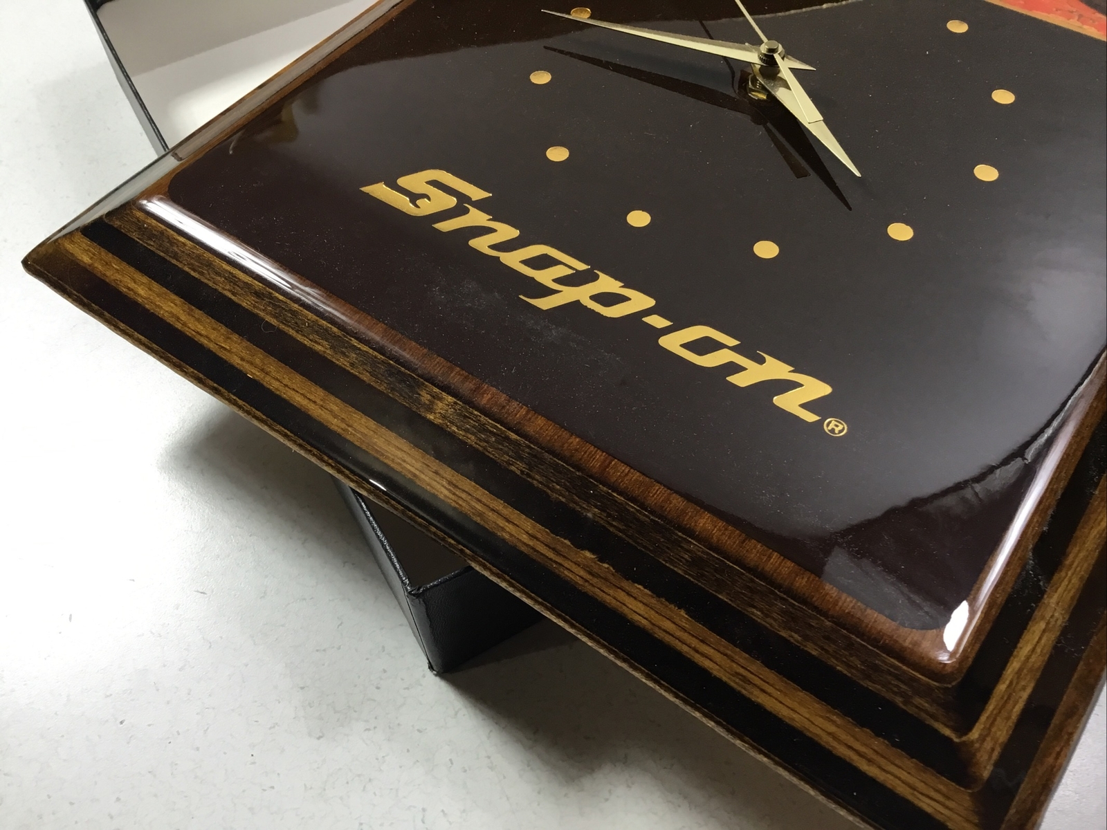 VTG SNAP-ON TOOLS LINGERIE PINUP GIRL WALL CLOCK SIGN 80's Christmas ...